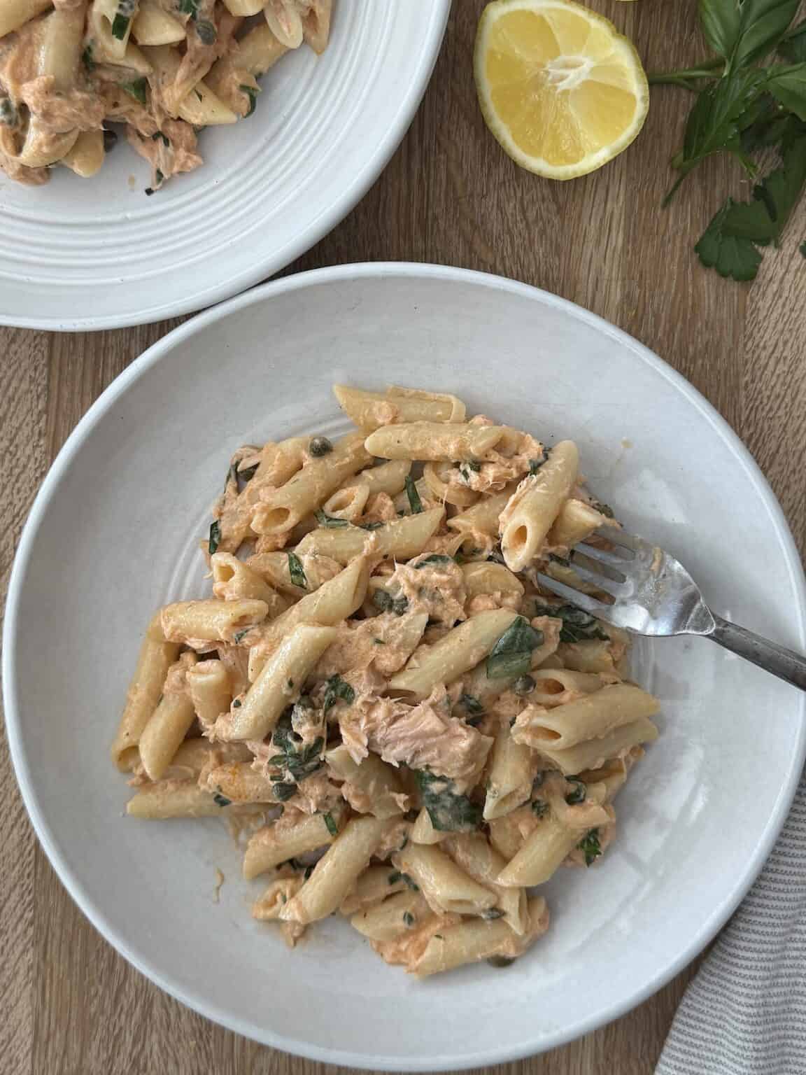Creamy Smoked Salmon Pasta - Italy In Your Kitchen