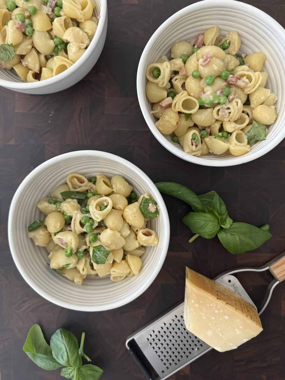 Pasta e Piselli (pasta and peas) - Italy In Your Kitchen