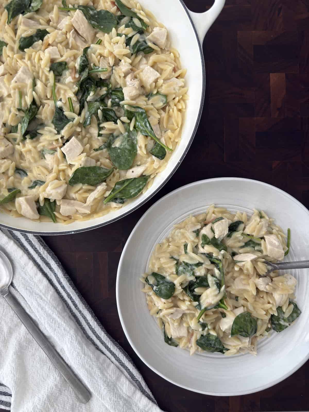 Lemon Chicken Orzo Pasta - Italy In Your Kitchen