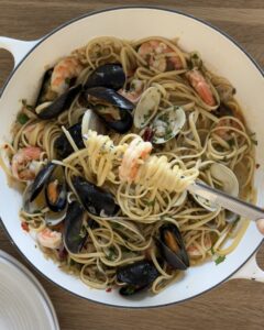 Seafood Linguine - Italy In Your Kitchen