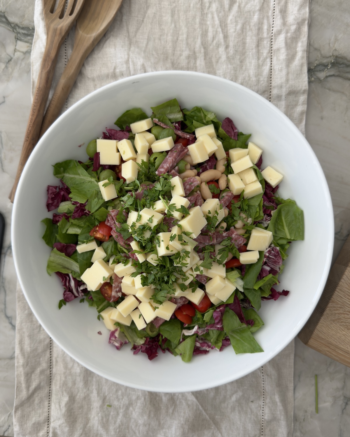 Italian Chopped Salad - Italy In Your Kitchen